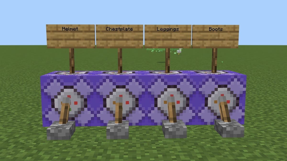 How to summon mob with armor in Minecraft Bedrock Edition