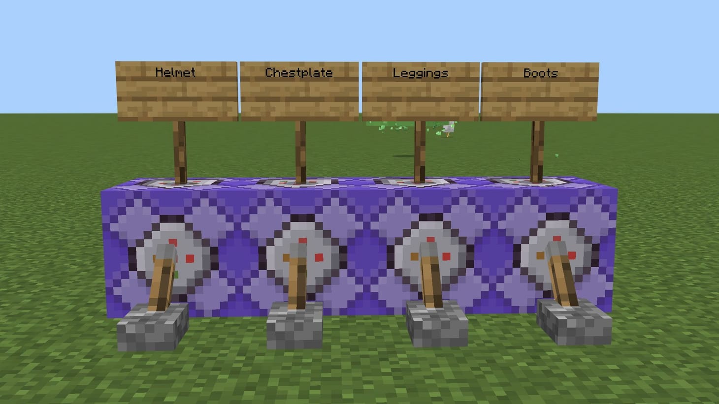 How to summon mob with armor in Minecraft Bedrock Edition