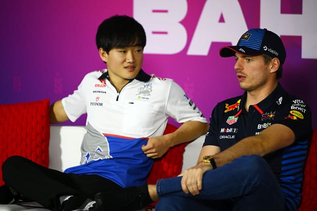 Yuki Tsunoda passes intriguing comment about Max Verstappen helping him ...