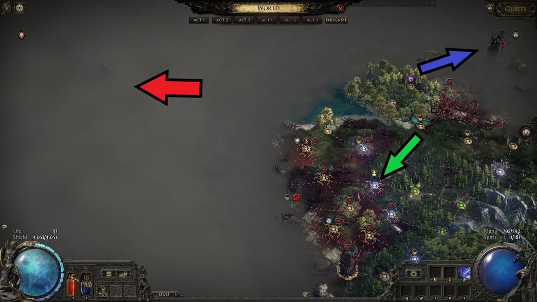 How to find a Corrupted Nexus in Path of Exile 2