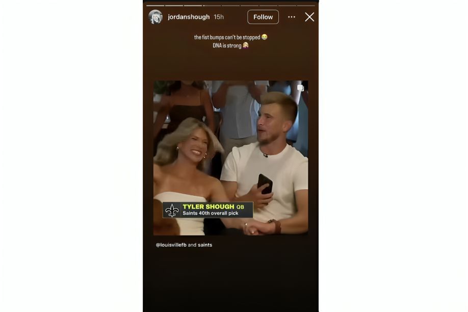 Tyler Shough’s wife Jordan hints at couple's mutual trait after Saints ...