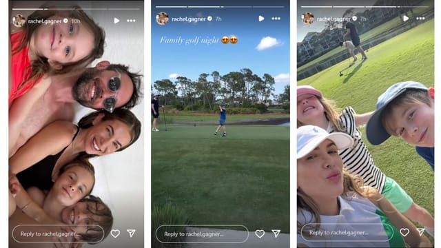 In Photos: Ex-Oiler Sam Gagner enjoys 'family golf night' with wife ...