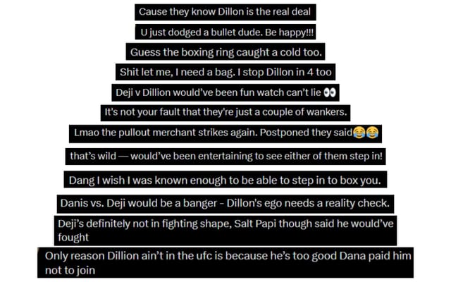 "I stop Dillon in 4 too" - Fans react to Mike Perry and Deji reportedly ...