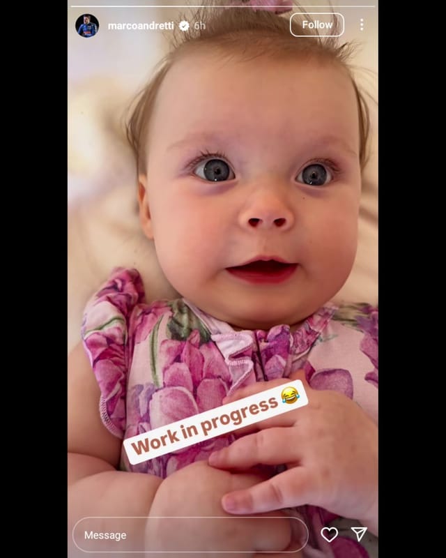 Marco Andretti: Marco Andretti gave an adorable “work in progress ...
