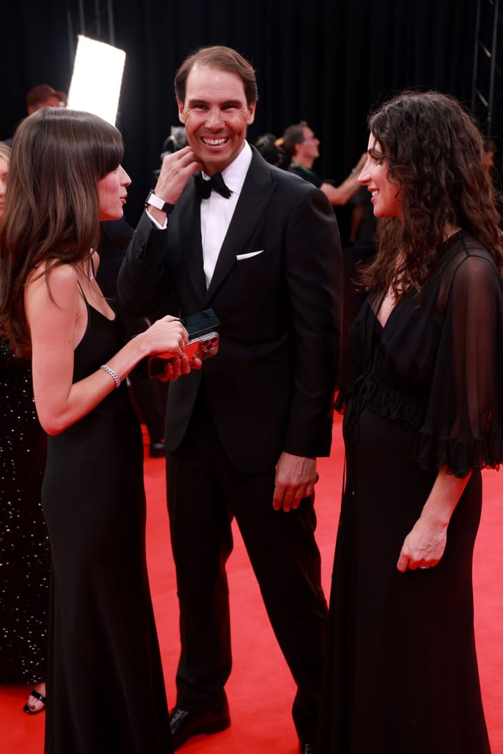 Rafael Nadal's pregnant wife Maria shows off her baby bump in first ...