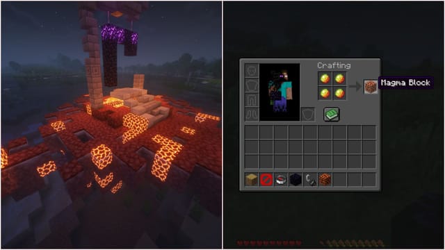 Minecraft magma block guide: How to get, crafting recipe, and uses