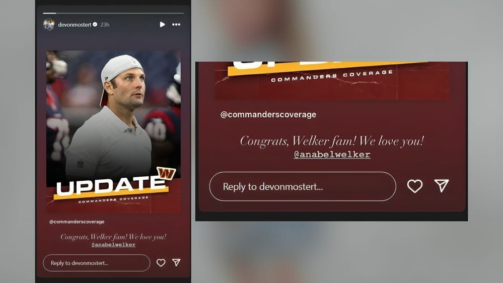 Raheem Mostert's wife Devon congratulates Wes Welker's wife Anna as ex ...