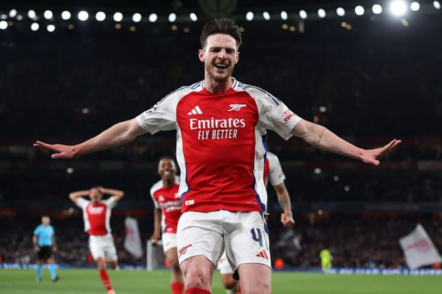 Arsenal 3-0 Real Madrid: Player Ratings as Declan Rice hits two sensational second-half free ...