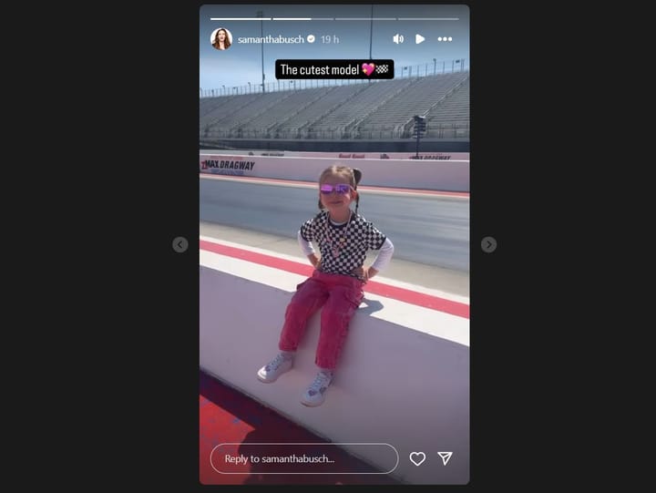 Kyle Busch's wife Samantha drops 3-word reaction to an adorable on ...