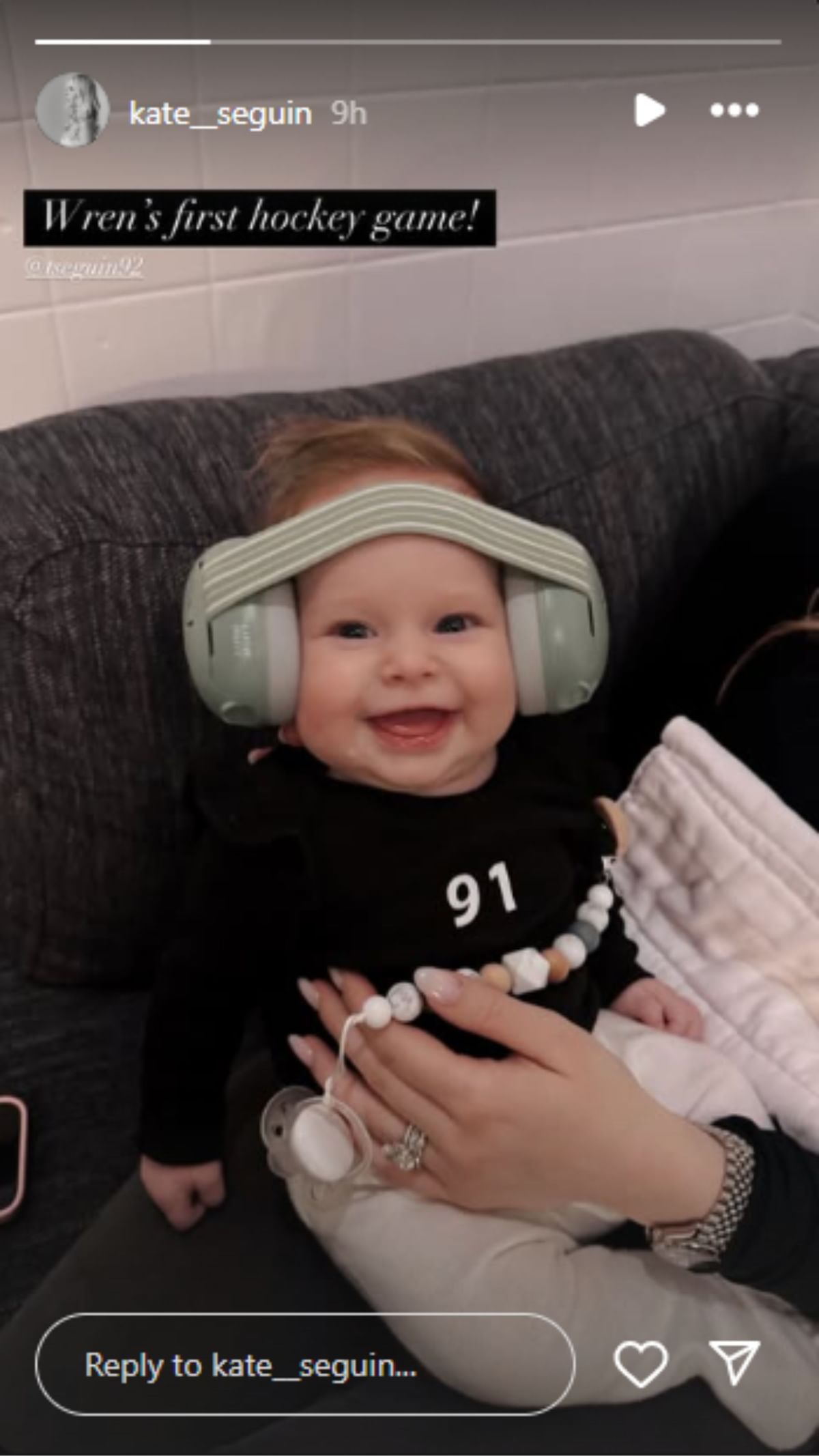 Tyler Seguin's wife Kate shares adorable snap of daughter Wren on the ...