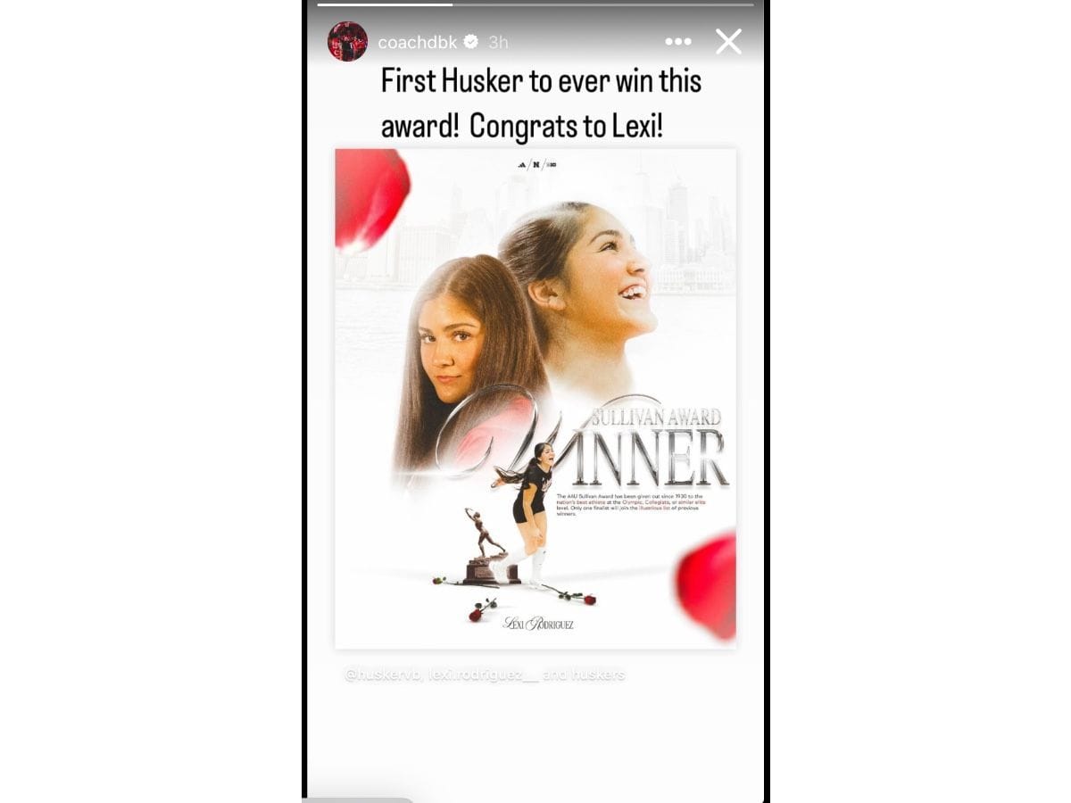 Nebraska volleyball coach Dani Busboom Kelly reacts to former Husker ...