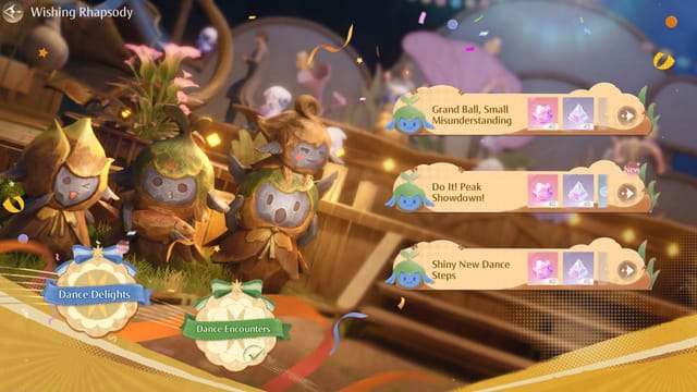 All Wishing Dance Party: Dance Delights quests in Infinity Nikki