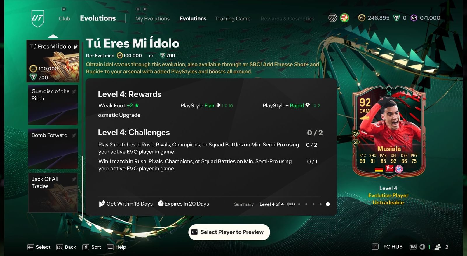 EA FC 25 Tu Eres Mi Idolo Evolution guide: Best players to use, all upgrades, requirements, and more