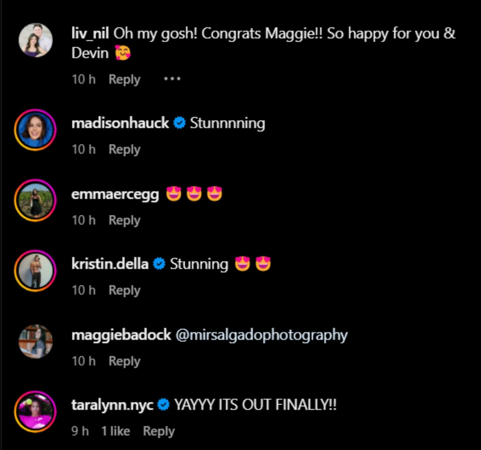 Devin Williams’ fiancee’s big reveal gets warm wishes from wives of ...