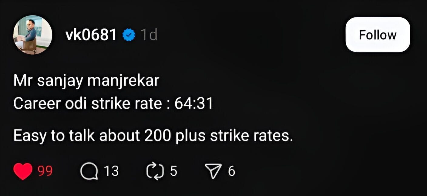 “Career ODI strike rate: 64.31” - Virat Kohli’s brother takes brutal ...
