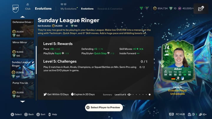 EA FC 25 Sunday League Ringer Evolution guide: Best players to use, all ...