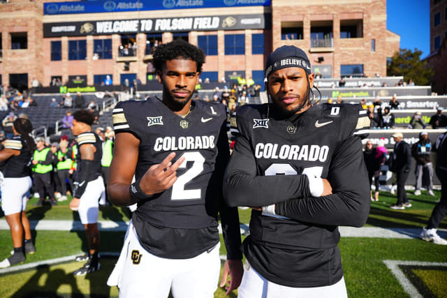 Shilo Sanders drops a 2-word message on Shedeur Sanders' jersey ...