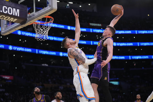 Dalton Knecht Stats Tonight: How did Lakers rookie fare against OKC Thunder? (Apr. 8)