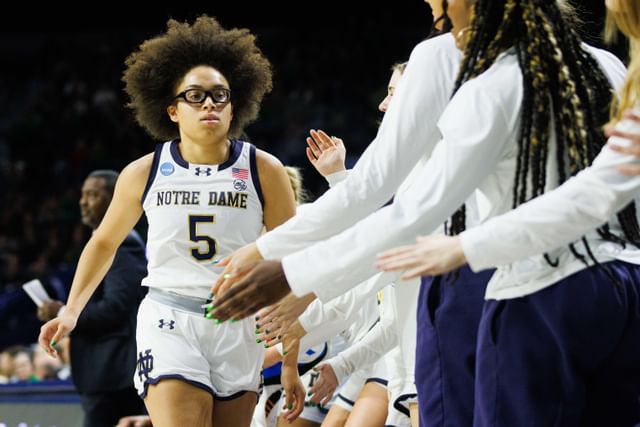 Olivia Miles bids emotional farewell to Notre Dame hours after TCU ...
