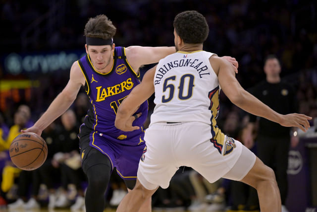 Lakers superstar LeBron James keeps it real with Austin Reaves about ...