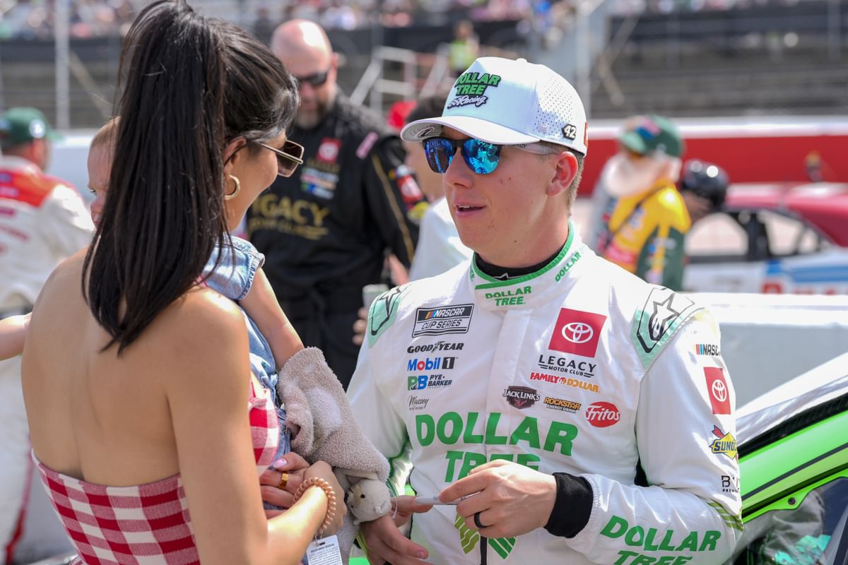 John Hunter Nemechek’s wife Taylor makes fashion statement as she flaunts her stunning sparkly dress