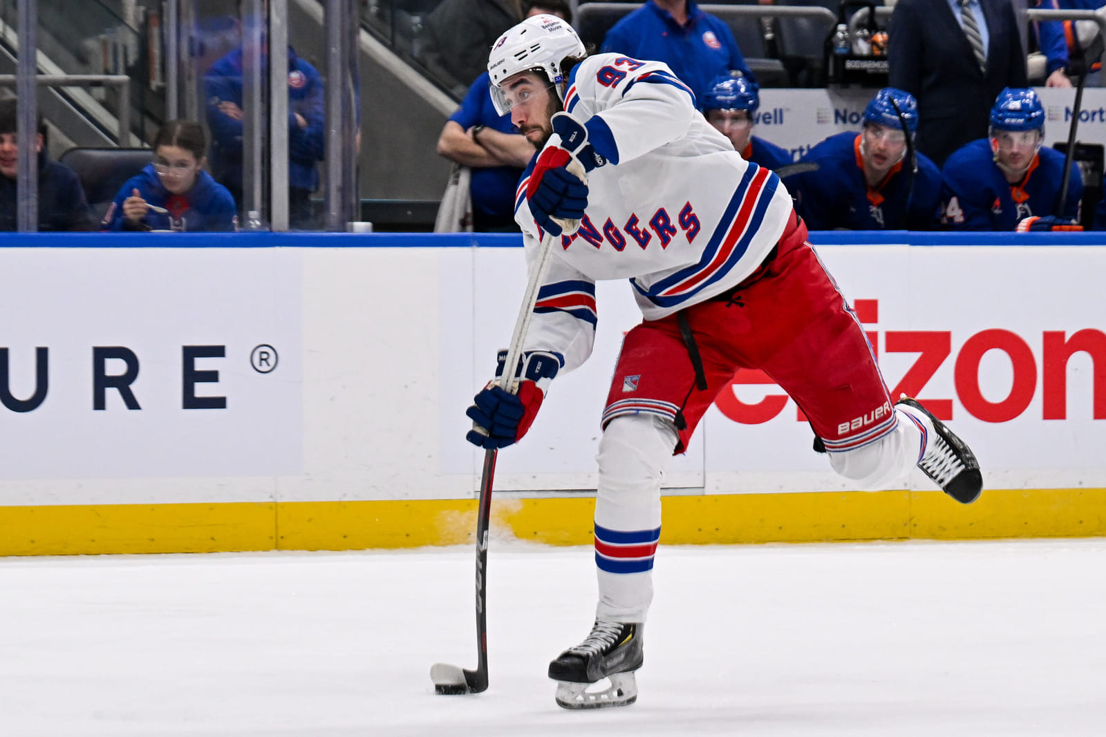 Rangers' Mika Zibanejad speaks out at team's 'frustration' over Jacob Trouba, Barclay Goodrow trades