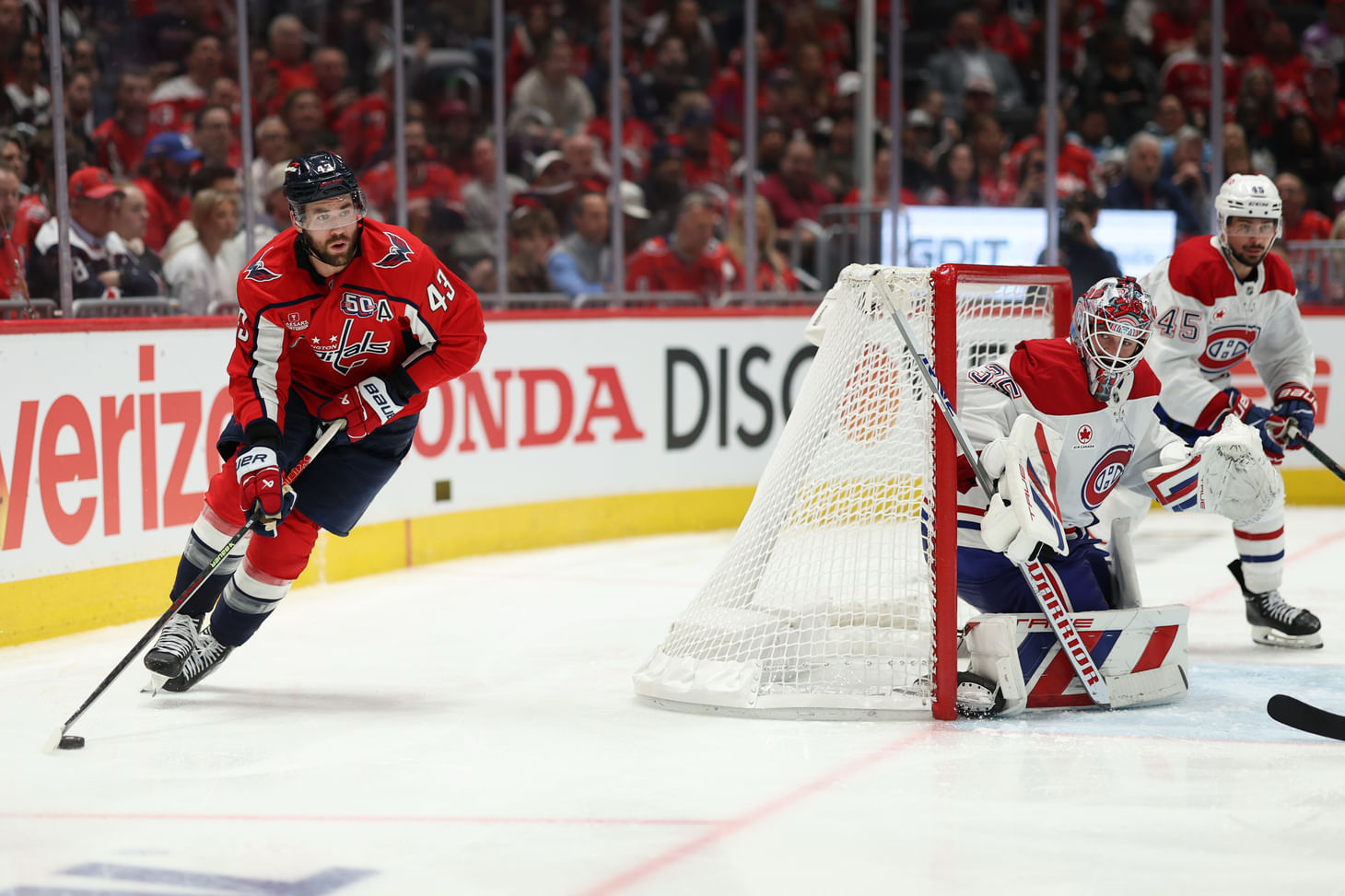 Tom Wilson, Josh Anderson brawl spills into benches as chaos erupts ...
