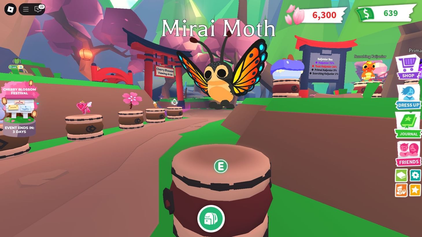 How to get Mirai Moth in Adopt Me