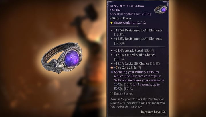 All Diablo 4 Mythic Uniques, ranked