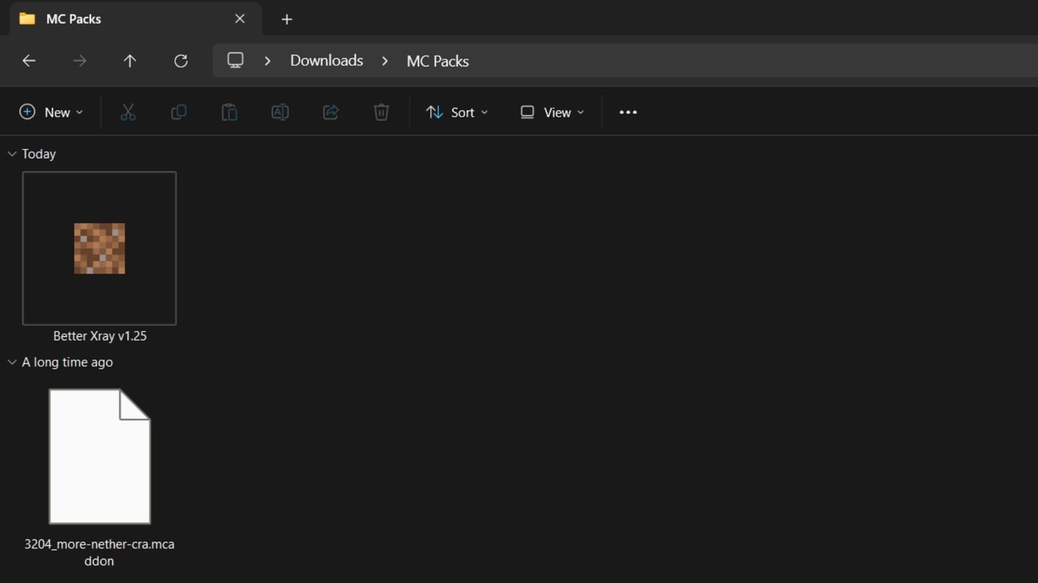 Minecraft Bedrock Better X-Ray add-on guide