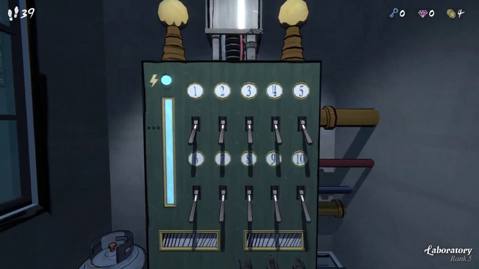 How to solve the laboratory puzzle in Blue Prince