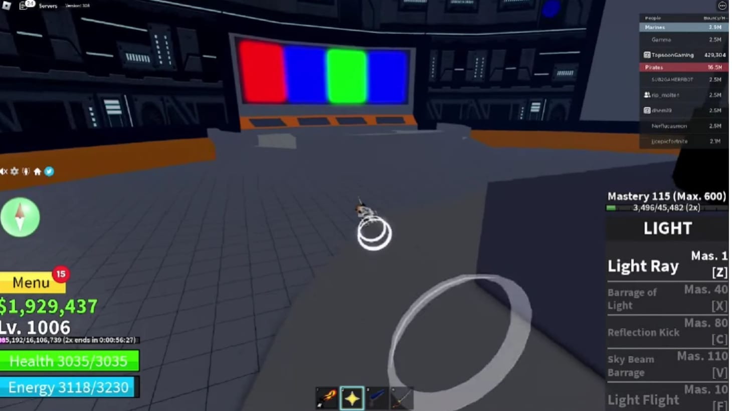 How to awaken Light Fruit in Blox Fruits