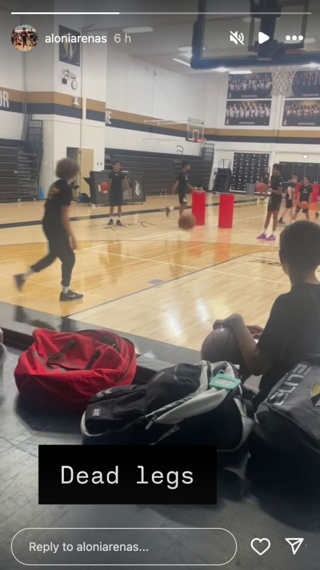 "Dead legs": Gilbert Arenas' son Aloni Arenas shares a snippet from his ...