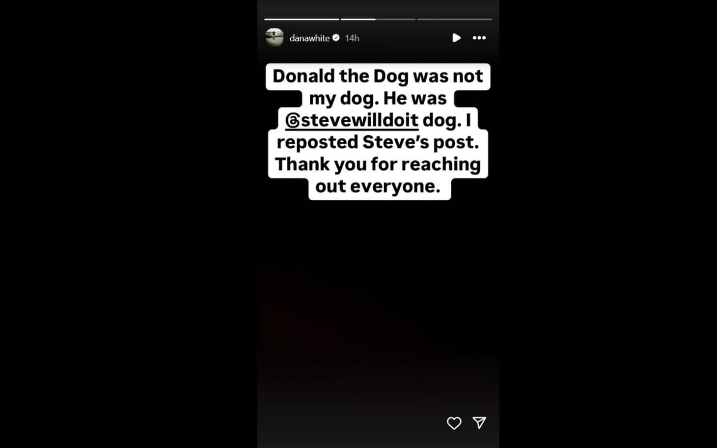 Dana White clarifies after fans mistakenly reach out to the UFC CEO ...