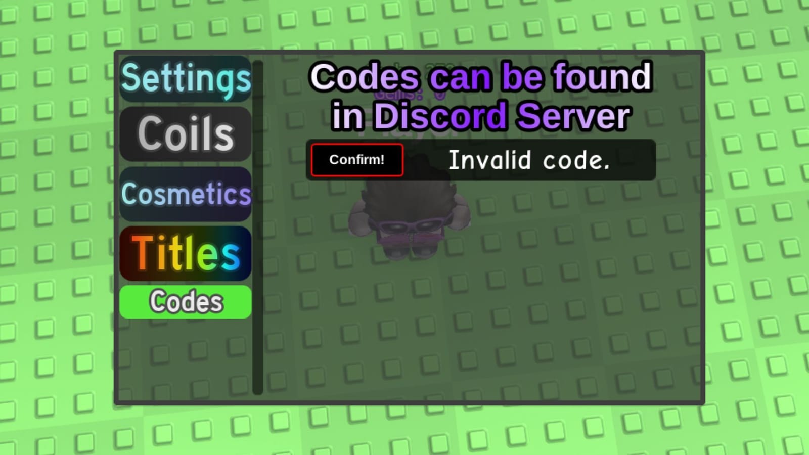 Difficulty Fling codes