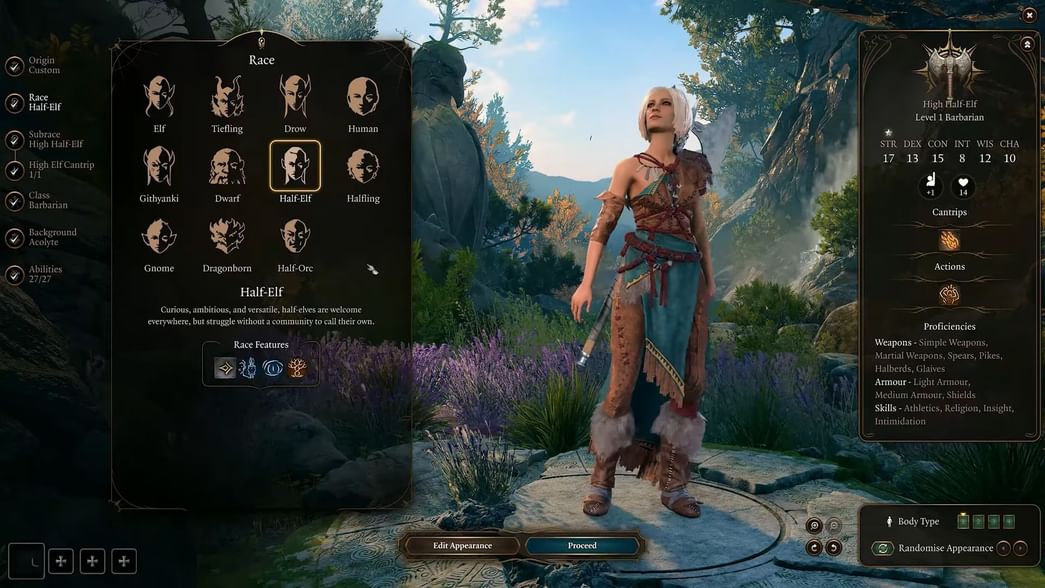 Baldur's Gate 3: Best Bard College of Glamour build guide