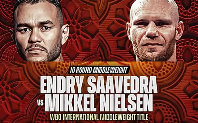 Endry Saavedra vs. Mikkel Nielsen round-by-round updates: Endry ...