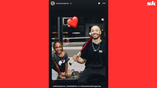 Mookie Betts' wife Brianna reacts to Dodgers superstar stealing the ...