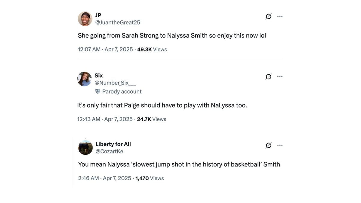 NaLyssa Smith’s brother Rodney Smith fires off two-word shot at Fever ...