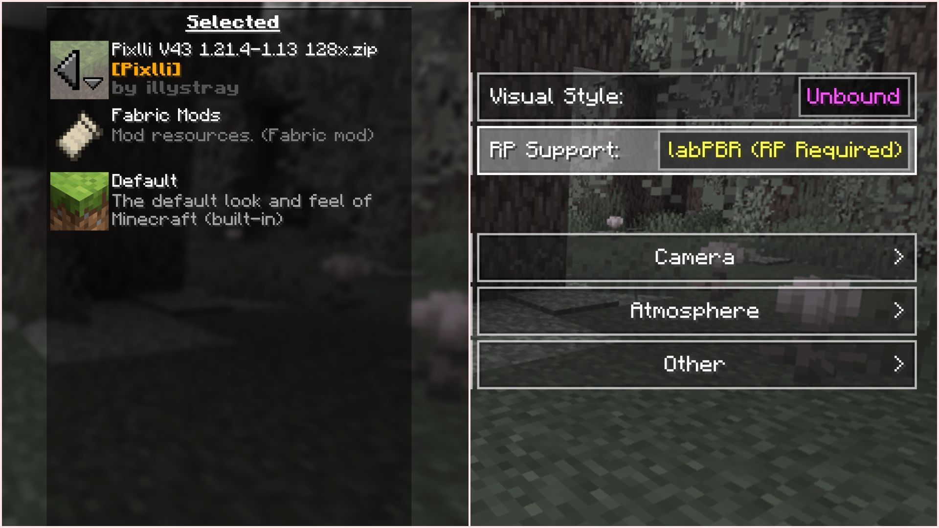 How to transform Minecraft graphics using one mod, shader and resource pack