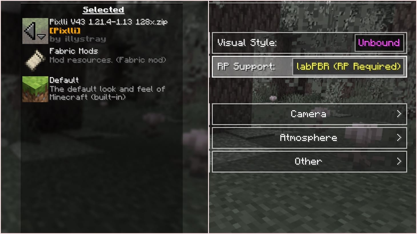 How to transform Minecraft graphics using one mod, shader and resource pack