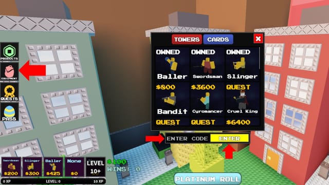 Block Tales Tower Defense codes