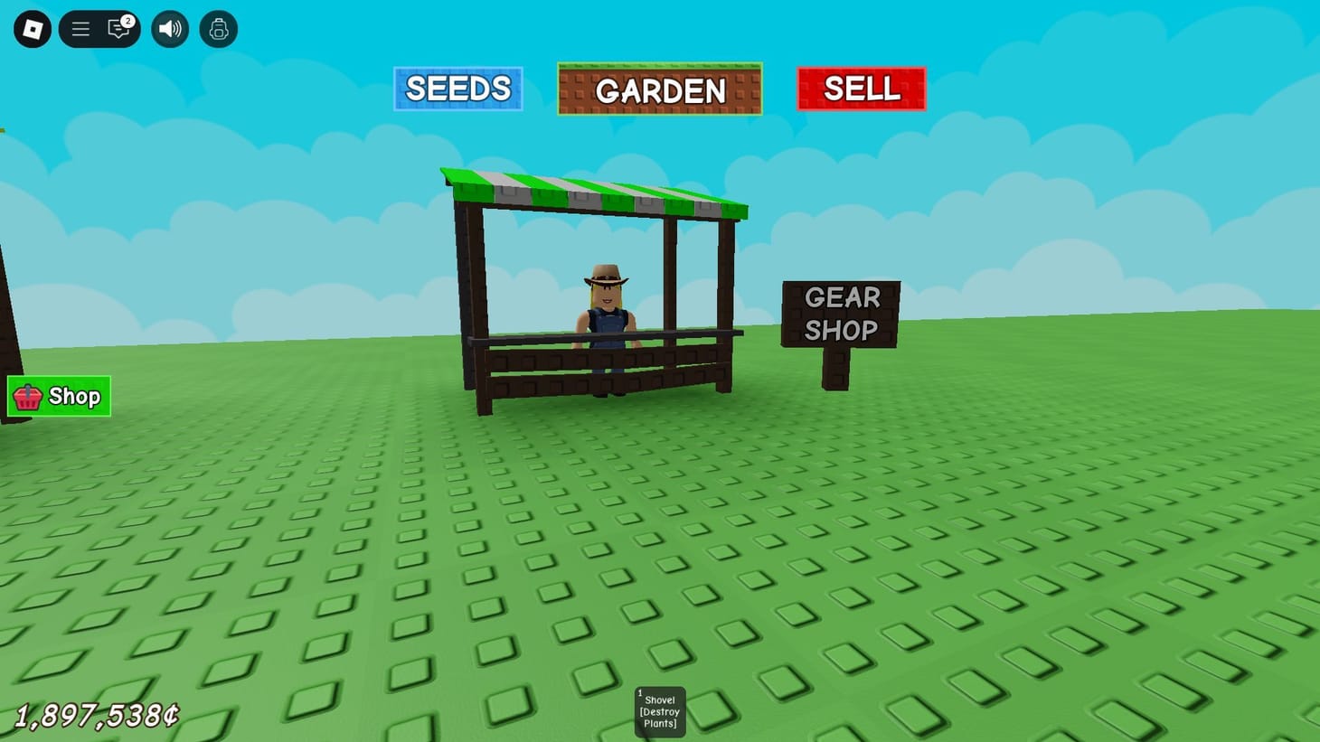 Where is the Gear Shop in Grow a Garden? (Bug fix)