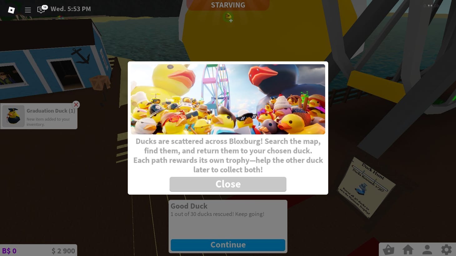 All Duck locations in Welcome to Bloxburg Duck Hunt event