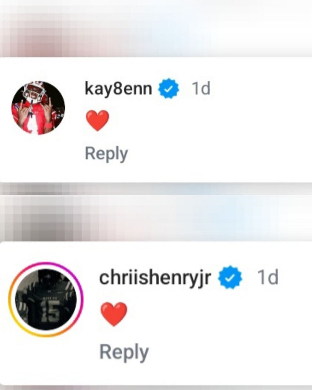 Chris Henry Jr. and Kayden Dixon-Wyatt share their reactions as Mater ...