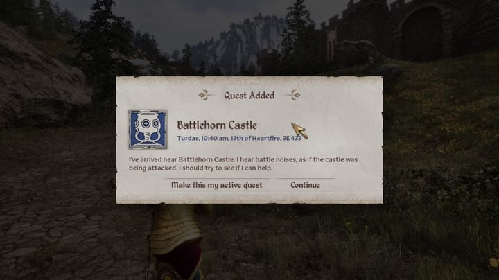 How to get a free Castle in Oblivion Remastered (Battlehorn Castle)