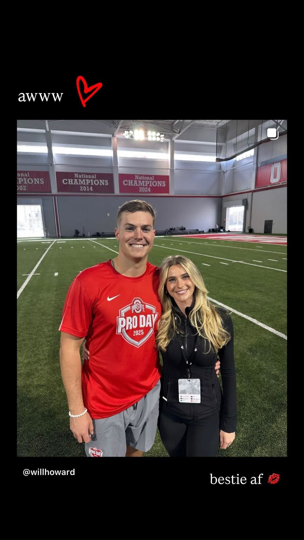 Will Howard's GF Skyler Skoglund sends 3-word message to Ohio State QB ...