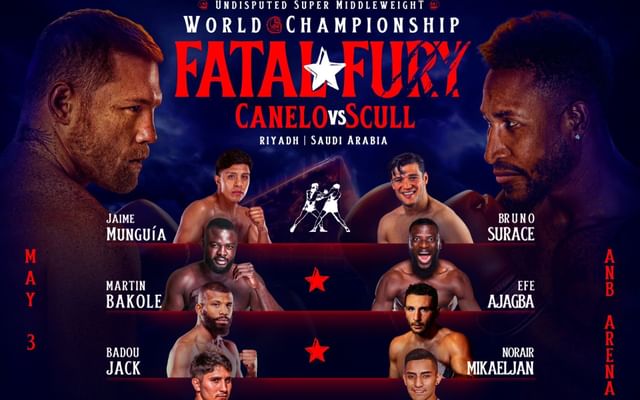 Canelo Álvarez vs. William Scull: Main card, start time, main event walkouts, and more