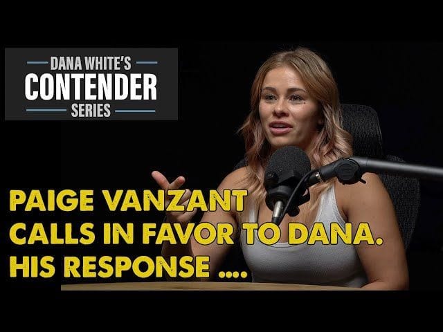 When Paige VanZant came clean about "only time" she tried to call in a ...