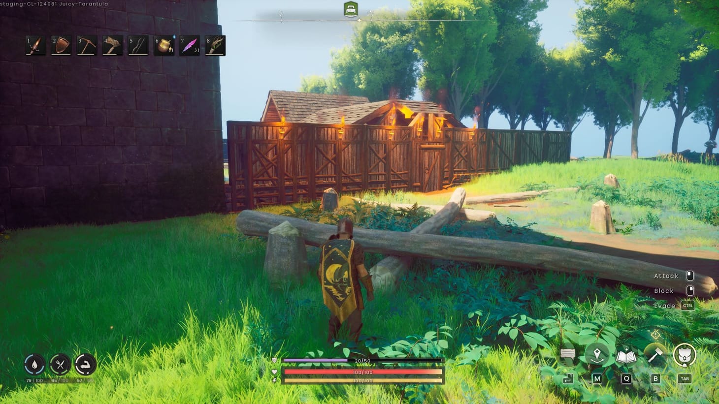 How to build a starter shelter in RuneScape Dragonwilds